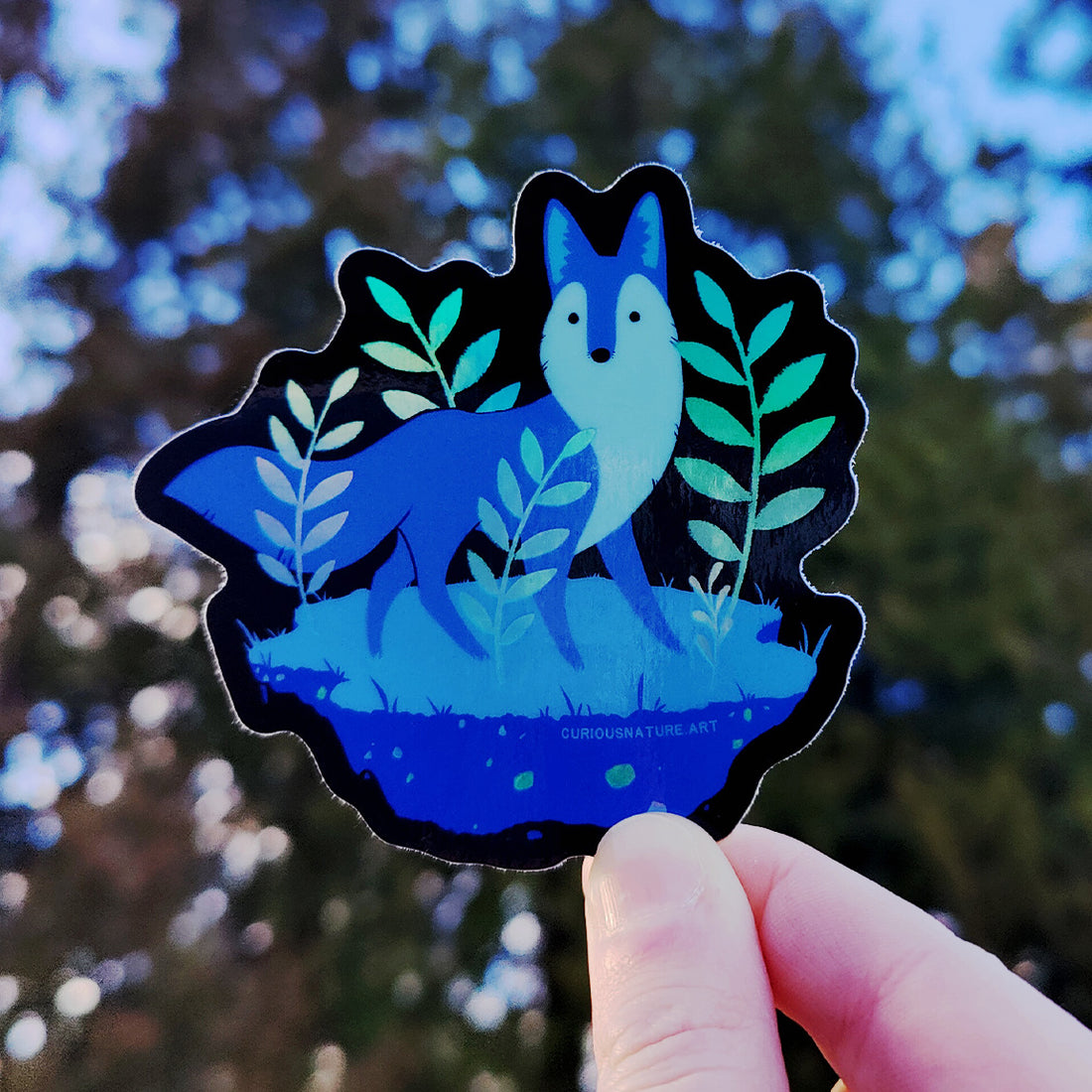 Lost Fox • Vinyl Sticker – Curious Nature Studio