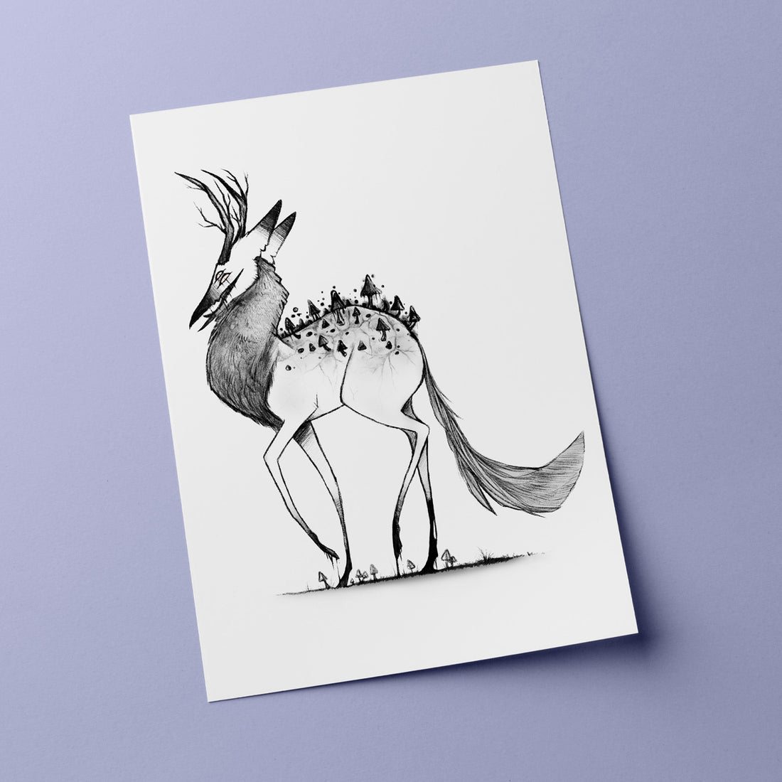 Inky Cap Beast • Art Print – Curious Nature Studio